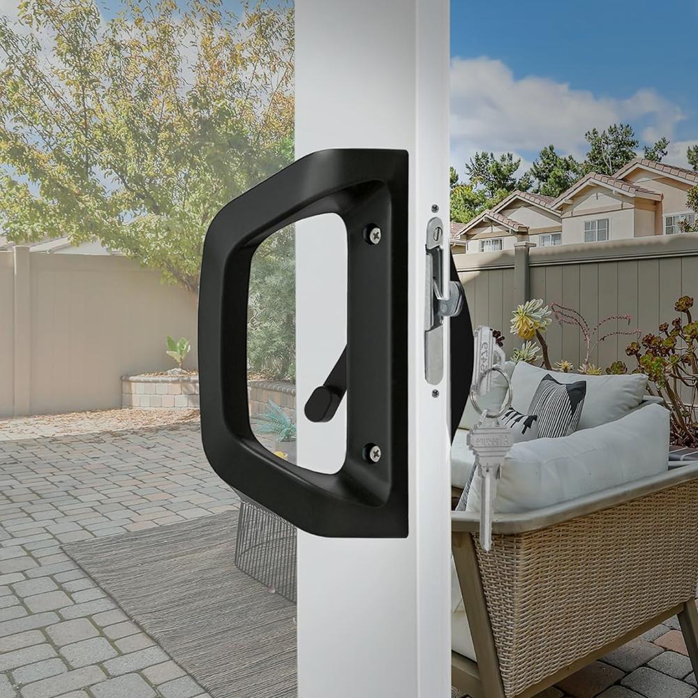 Twist to Lock storefront door lock keyless with unpickable Night Latch ...