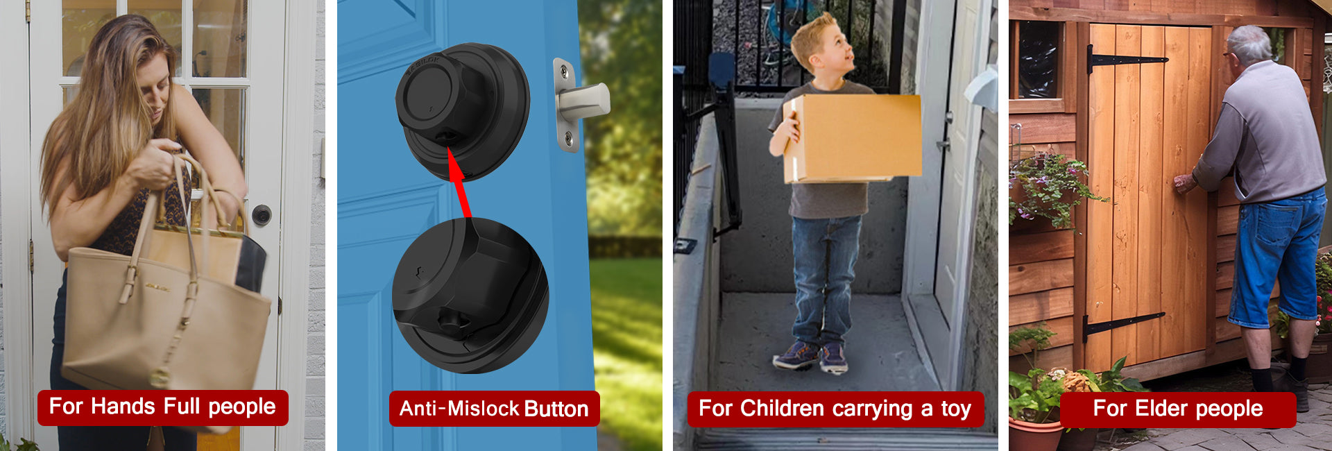 The ONLY Smart Storefront Door Lock replacement with mechanism-based ...