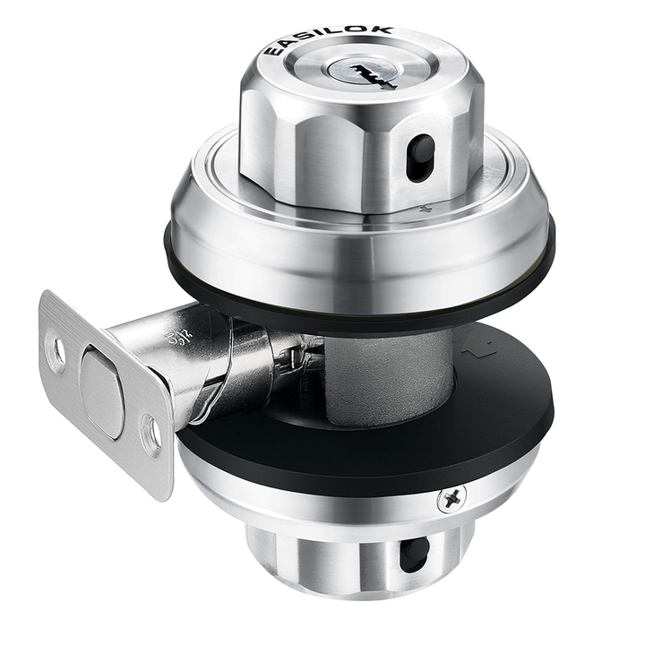 Twist to Lock storefront door lock keyless with unpickable Night Latch ...