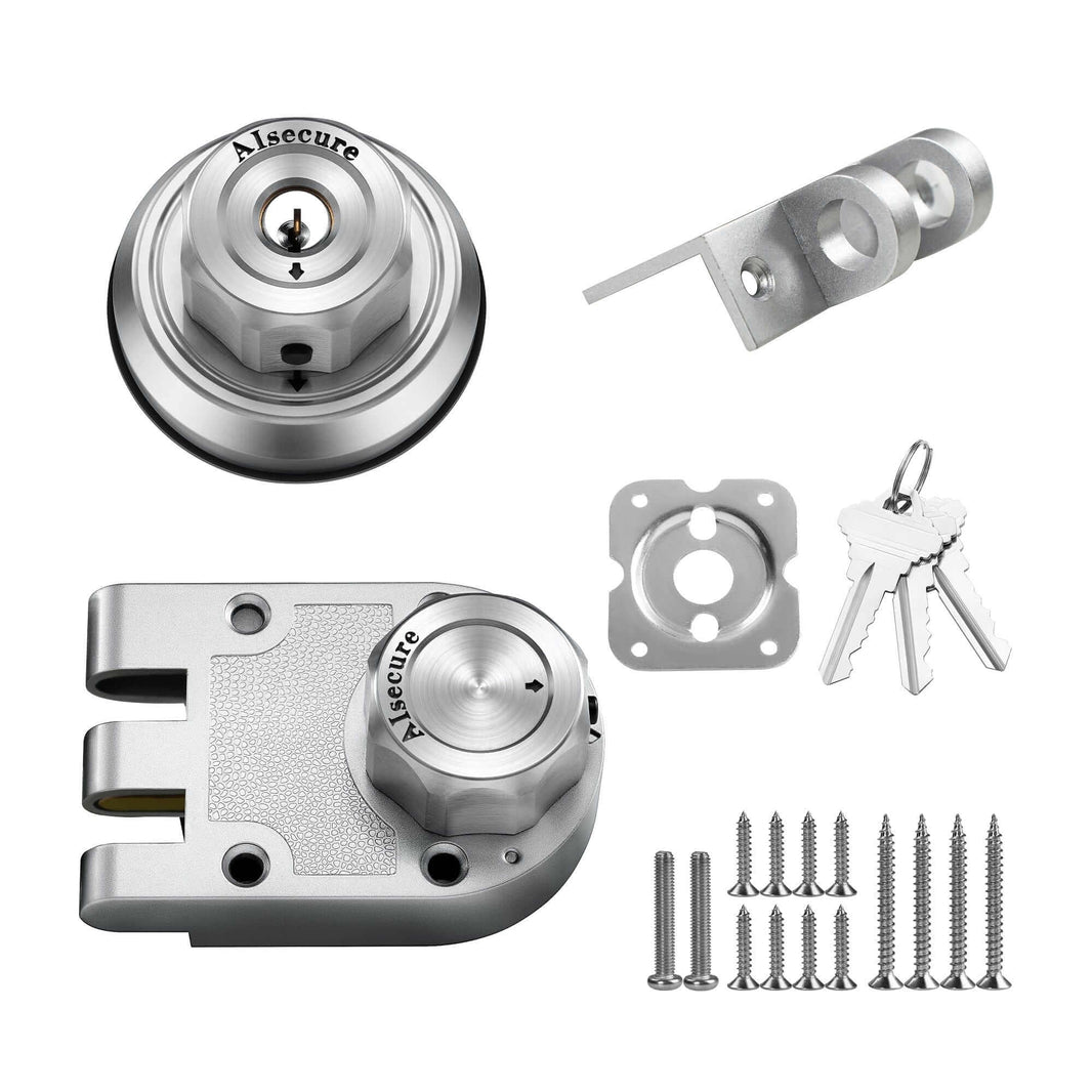 Twist to Lock storefront door lock keyless with unpickable Night Latch ...